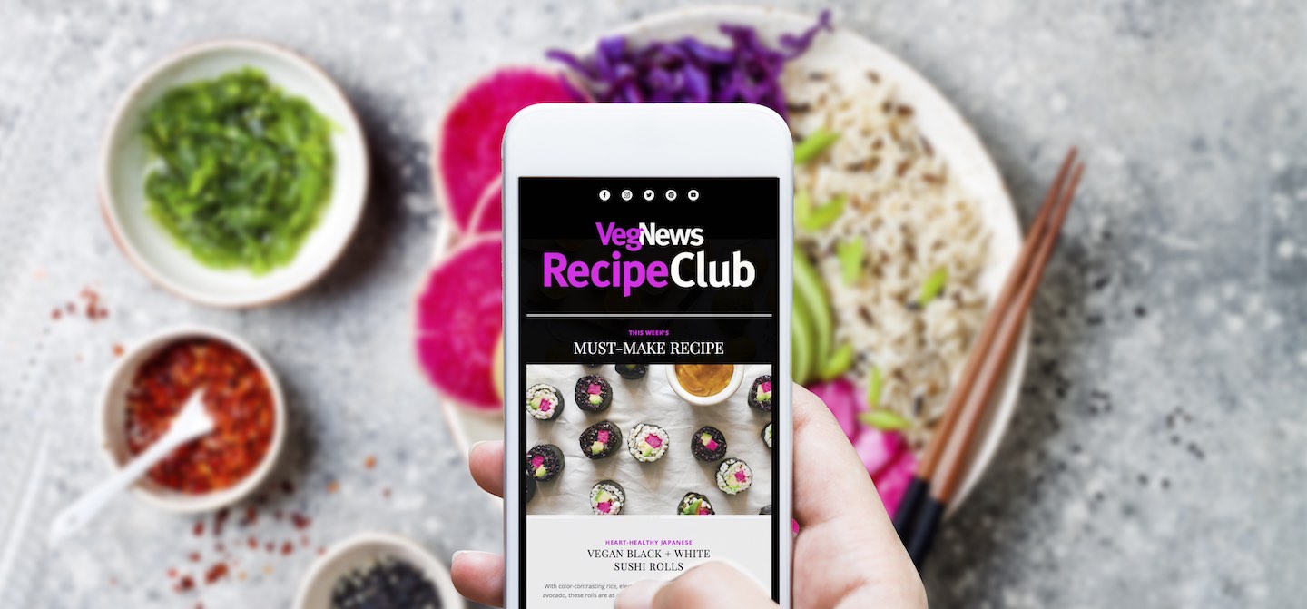 Advertise in the VegNews Recipe Club