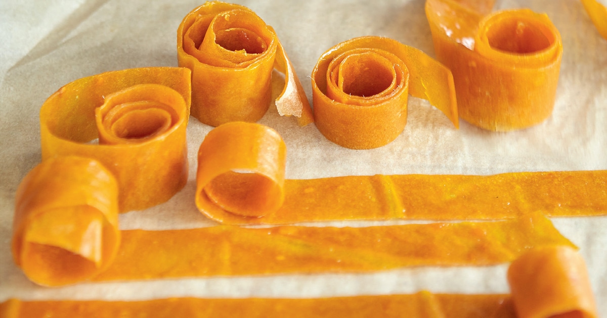 Deliciously Ella’s Homemade Mango Fruit Roll-Ups | VegNews