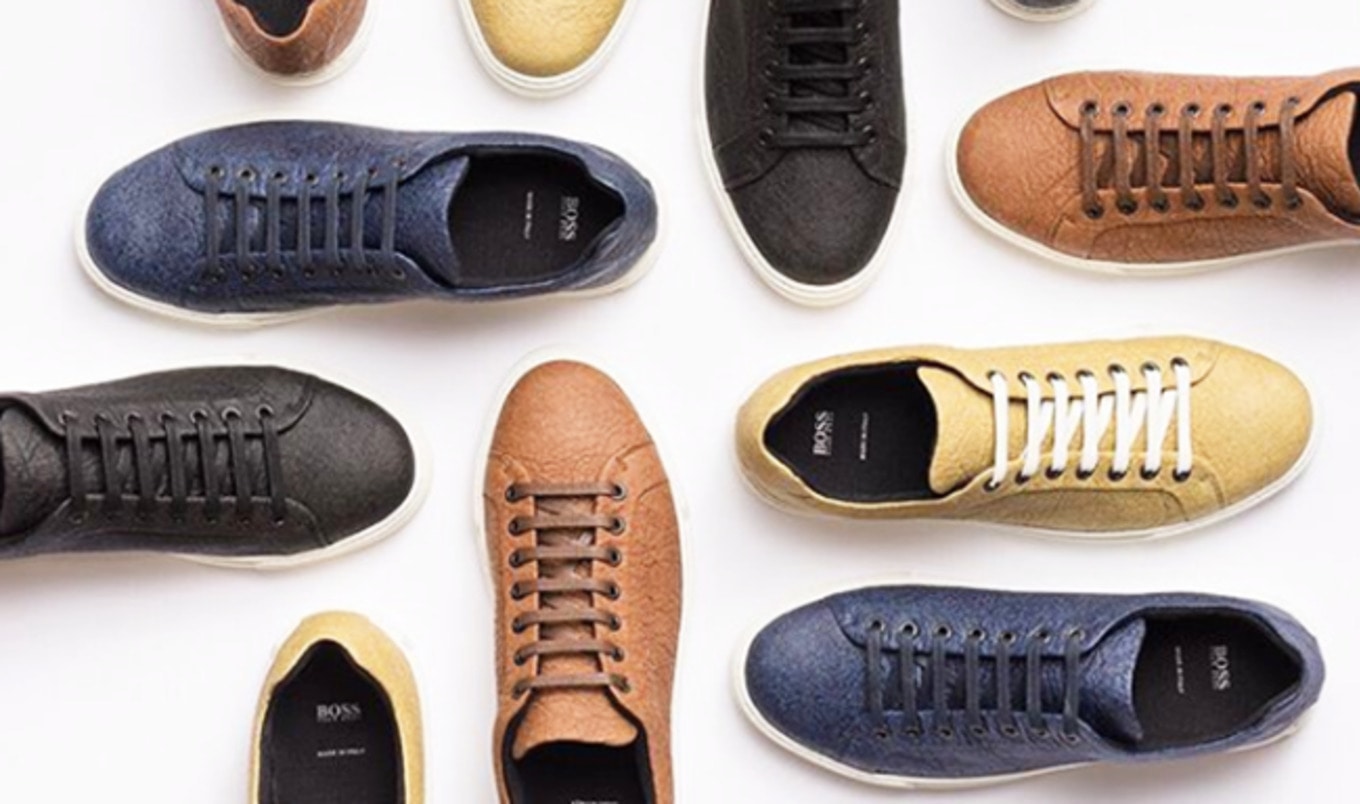 Hugo Boss Debuts Pineapple-Leather Vegan Sneakers | VegNews Hugo Boss Debuts Pineapple-Leather Vegan Sneakers | VegNews