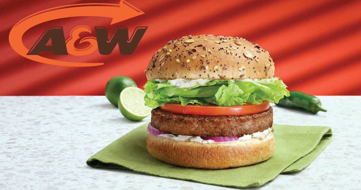 A&W Just Launched Its First Vegan Burger at Its More Than 1,000 ...