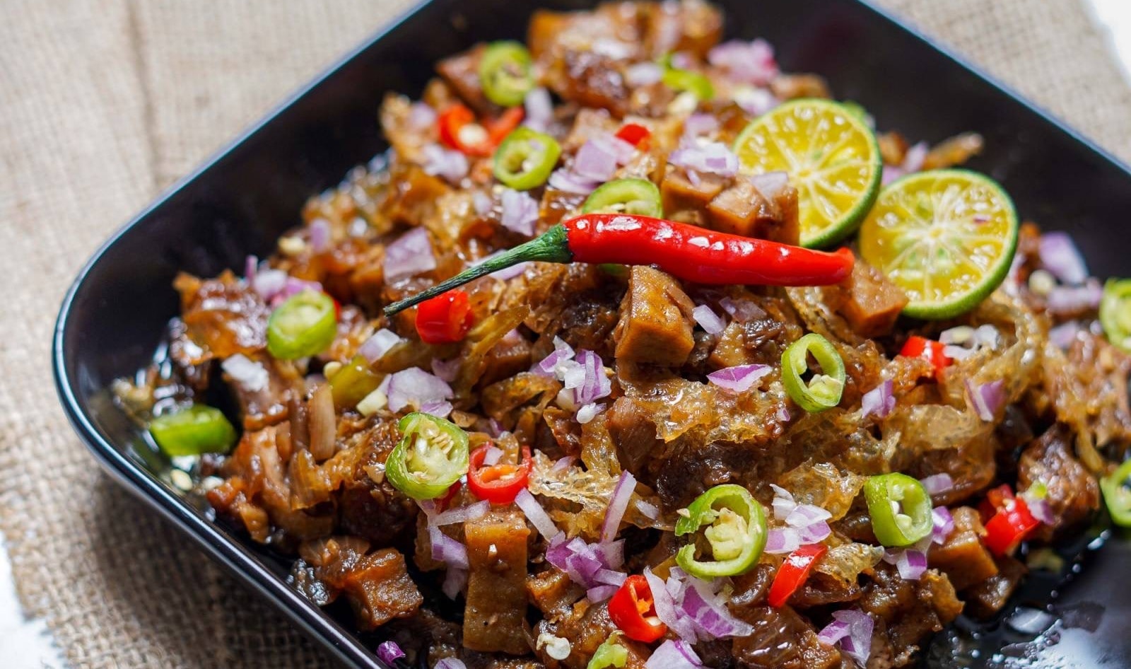 Vegan Filipino Tofu and Mushroom Sisig - Keju.Uk