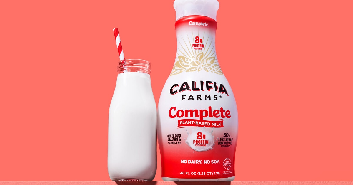 With “Complete” Plant Milk and 100-Percent Recycled Bottles, Califia ...