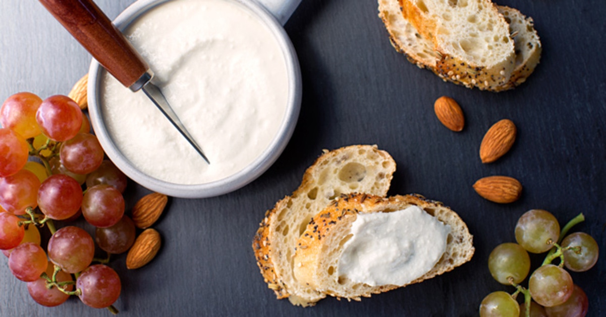 Two-Ingredient Homemade Almond Cheese | VegNews